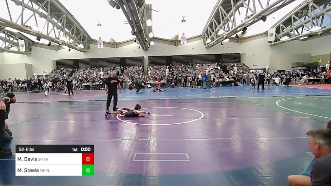 52-B lbs Round Of 16 - Maverick Davis, Smyrna vs Maximus Steele, Marple ...