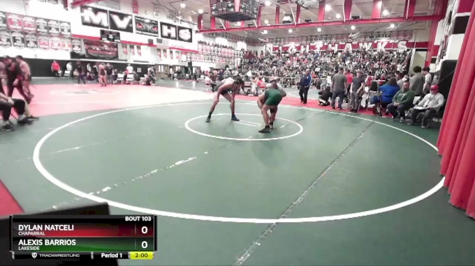 182 lbs Champ. Round 1 - Alexis Barrios, Lakeside vs Dylan Natceli ...