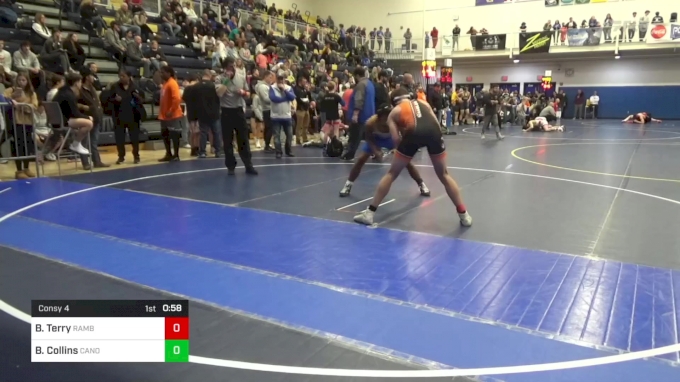 155 lbs Consy 4 - Bode Terry, Ramblers W.C. vs Bryce Collins, Canon ...