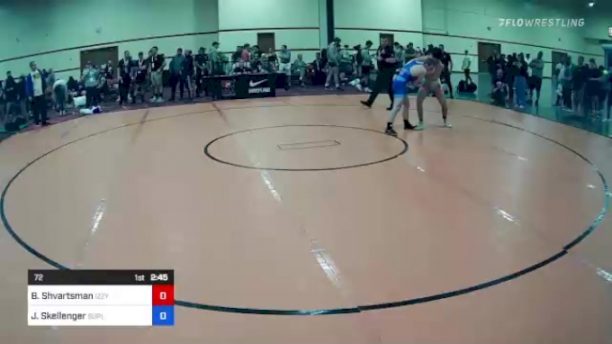 72 lbs Quarterfinal - Benjamin Shvartsman, Izzy Style Wrestling vs ...