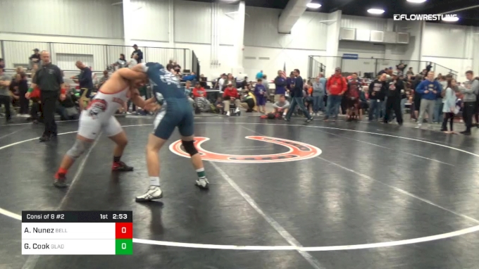 Consi Of 8 #2 - Aiden Nunez, Bellevue Redmen vs Garrett Cook ...