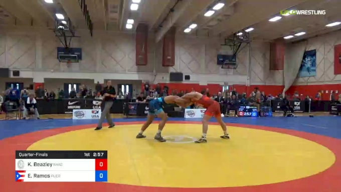 97 kg Quarterfinal - Kevin Beazley, NYAC vs Evan Ramos, Puerto Rico