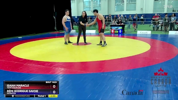 110kg 5th Place Match - Isaiah Maracle, Team Discipline vs Rémi ...