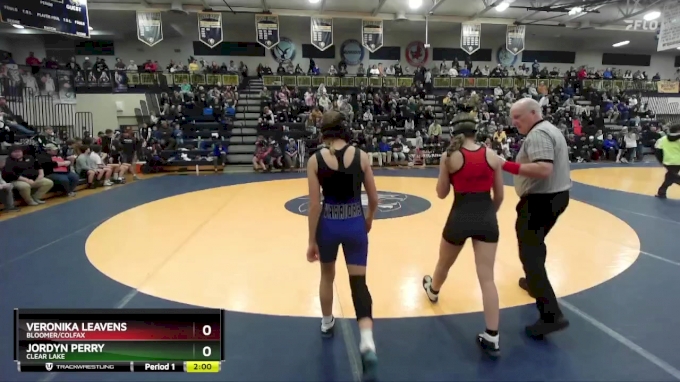 114 lbs Quarterfinal - Veronika Leavens, Bloomer/Colfax vs Jordyn Perry ...