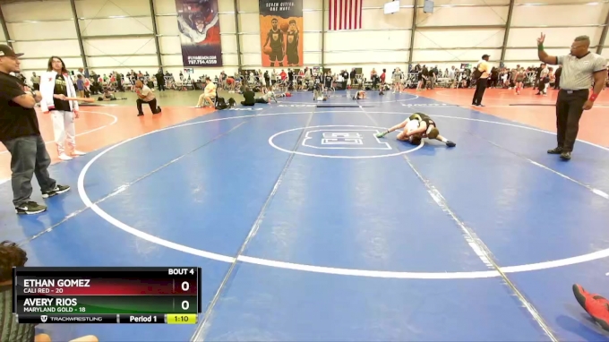 84 lbs Rd# 4- 2:00pm Friday Final Pool - Ethan Gomez, Cali Red vs Avery ...