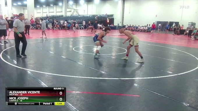 150 lbs Round 5 (10 Team) - Alexander Vicente, Palm Bay vs Nick Joseph ...