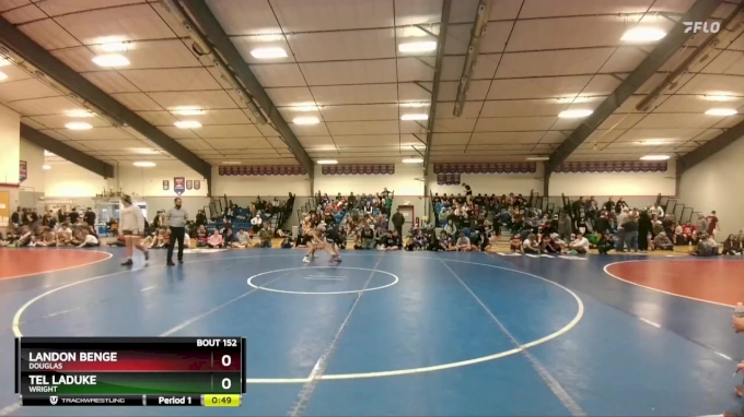 106 lbs Cons. Round 2 - Landon Benge, Douglas vs Tel LaDuke, Wright