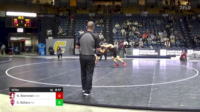 197 lbs 3rd Place - Nick Stemmet, Stanford vs Gabe Sollars, Indiana