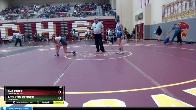 132 lbs Champ. Round 2 - Acelynn Kenner, Twin Falls vs Ava Price ...