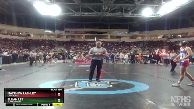 5A 152 lbs Cons. Round 1 - Matthew Lashley, Las Cruces vs Elijah Lee ...