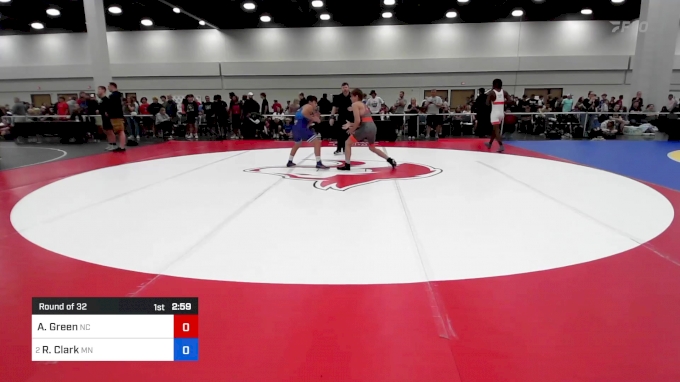 150 lbs Round Of 32 - Austin Green, Nc vs Riley Clark, Mn