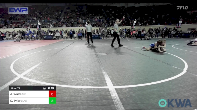 61 lbs Consi Of 8 #2 - Jaysten Wolfe, Division Bell Wrestling vs Cj ...