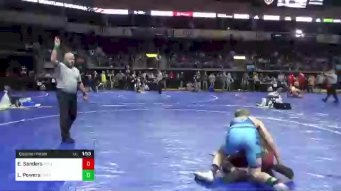 155 lbs Quarterfinal - Elijah Sanders, Richmond Wrestling vs Logan ...