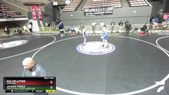 126 lbs Champ. Round 1 - Jayden Perez, Turlock High School Wrestling vs ...