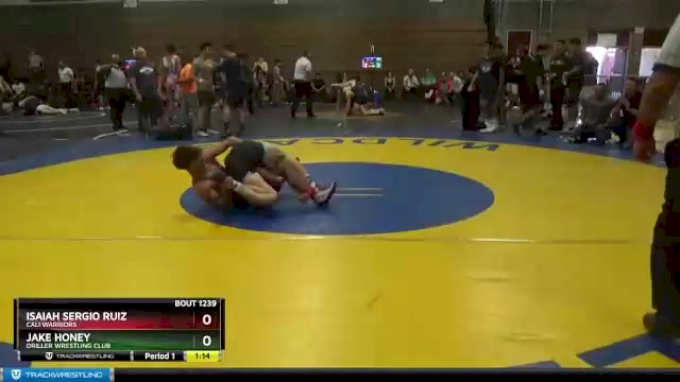 155 lbs Cons. Round 4 - Isaiah Sergio Ruiz, Cali Warriors vs Jake Honey ...
