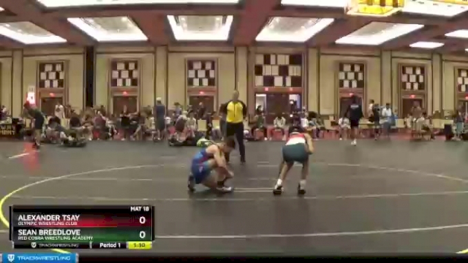 117 lbs Semifinal - Alexander Tsay, Olympic Wrestling Club vs Sean ...