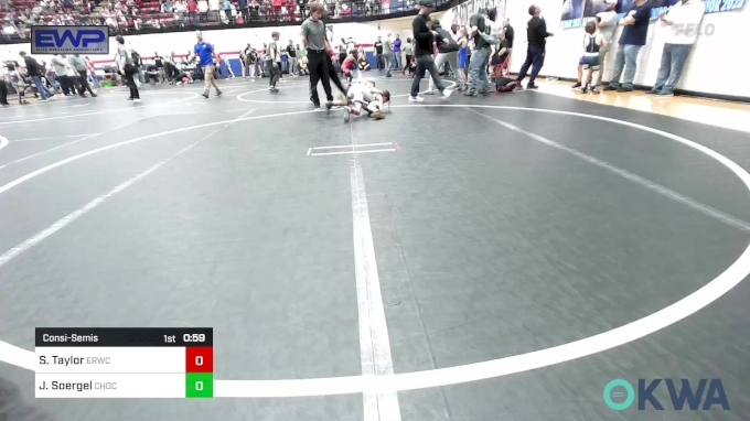 61 lbs Consolation - Shyann Taylor, El Reno Wrestling Club vs Jax ...