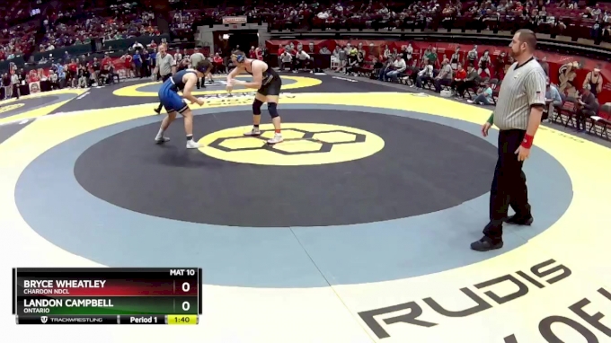 D2-215 lbs Quarterfinal - Landon Campbell, Ontario vs Bryce Wheatley ...