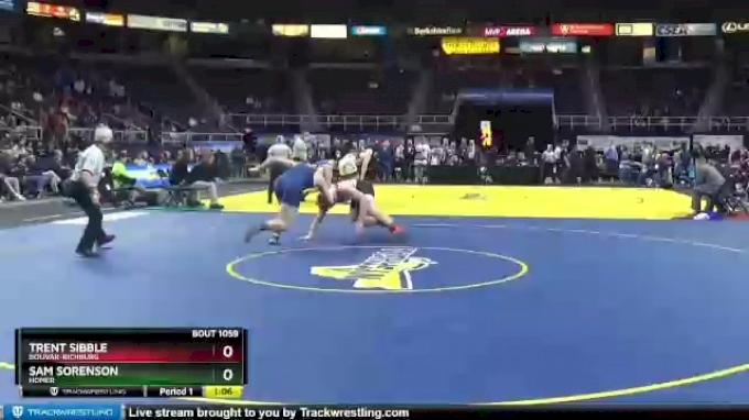 II-215 lbs 1st Place Match - Sam Sorenson, Homer vs Trent Sibble ...