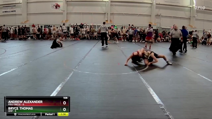 106 lbs Round 4 (6 Team) - Bryce Thomas, OMP vs Andrew Alexander, Full ...