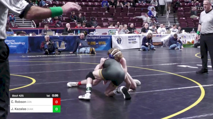 133 lbs Consolation - Charlie Robson, Conwell-Egan vs Jack Kazalas ...