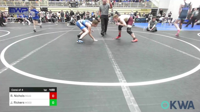 120 lbs Consi Of 4 - Rowen Nichols, Rough Riders vs Jaxon Rickers ...