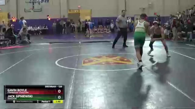 126 lbs Champ. Round 1 - Gavin Boyle, Friendship Christian vs Jack ...