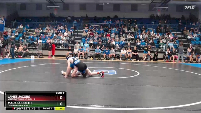 138 lbs Quarterfinals (8 Team) - James Jacobs, Vancleave High School vs ...