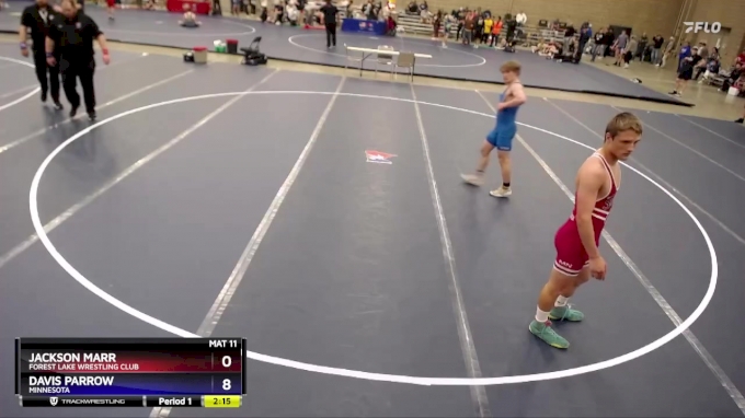144 lbs Cons. Semi - Jackson Marr, Forest Lake Wrestling Club vs Davis ...