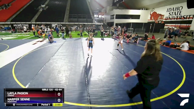 62-64 lbs Round 1 - Layla Pasion, Hawaii vs Harper Senne, Montana