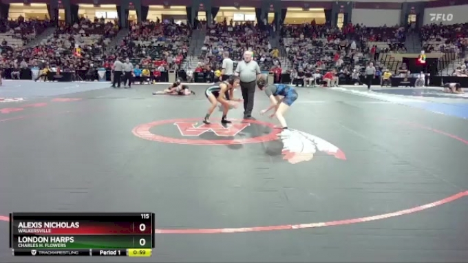 115 lbs 3rd Place Match - Alexis Nicholas, Walkersville vs London Harps ...