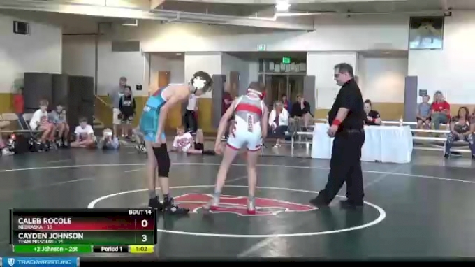 114 lbs Placement Matches (8 Team) - Caleb Rocole, Nebraska vs Cayden ...