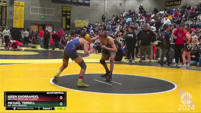 122 lbs Quarterfinal - Michael Terrell, Bay Area Dragons vs Aiden ...
