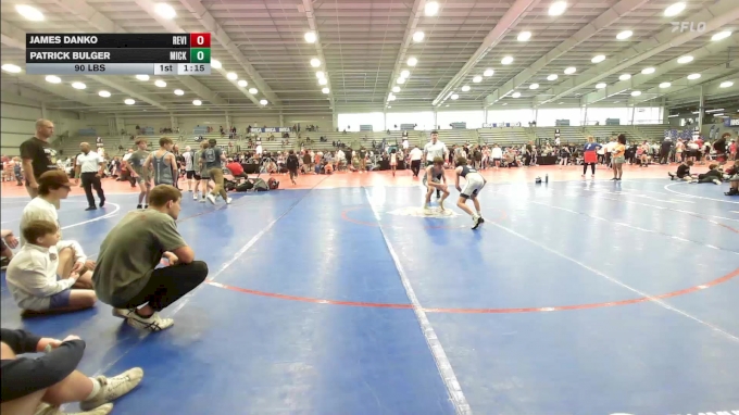 90 lbs Quarterfinal - James Danko, Revival Orange vs Patrick Bulger ...