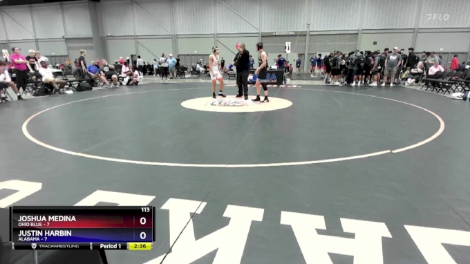 113 lbs Placement Matches (8 Team) - Joshua Medina, Ohio Blue vs Justin ...