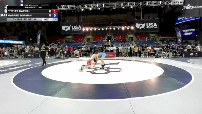 157 lbs Champ. Rd Of 256 - Tyler Harrill, NE vs Gabriel Dorman, PA