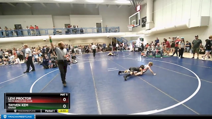 60-63 lbs Round 1 - Levi Proctor, Delta Wrestling Club vs Tayven Kem ...