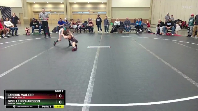 64 lbs Round 1 (8 Team) - Brielle Richardson, Xtreme Team vs Landon ...