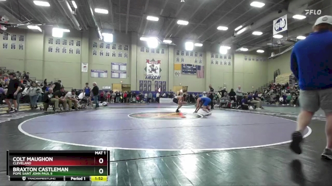 126 lbs Champ. Round 2 - Braxton Castleman, Pope Saint John Paul II vs ...
