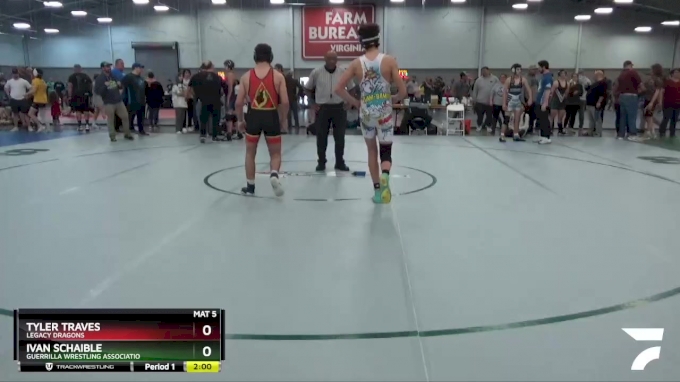 145 lbs Quarterfinal - Tyler Traves, Legacy Dragons vs Ivan Schaible ...