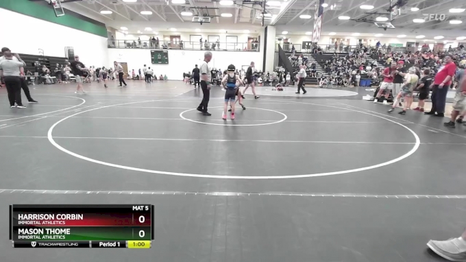 65 lbs Cons. Semi - Mason Thome, Immortal Athletics vs Harrison Corbin ...