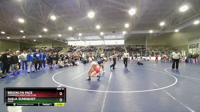 140 lbs Champ. Round 1 - Brooklyn Pace, Champions Wrestling Club vs ...