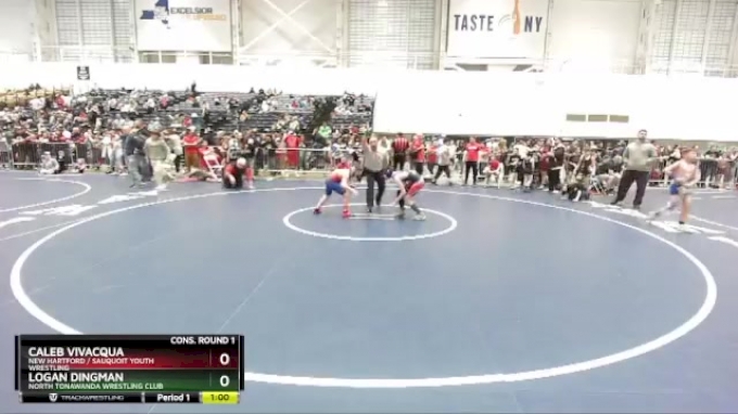 94 lbs Cons. Round 1 - Logan Dingman, North Tonawanda Wrestling Club vs ...