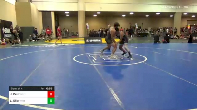 182 lbs Consolation - Jimmy Cruz, South Carolina vs Logan Eller, Trion ...