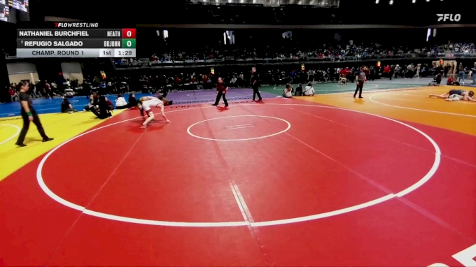 6A 132 lbs Champ. Round 1 - Refugio Salgado, Buda Johnson vs Nathaniel ...