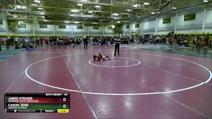 60 lbs Semifinal - Cason Zens, Legends Of Gold vs Jared Steiger ...
