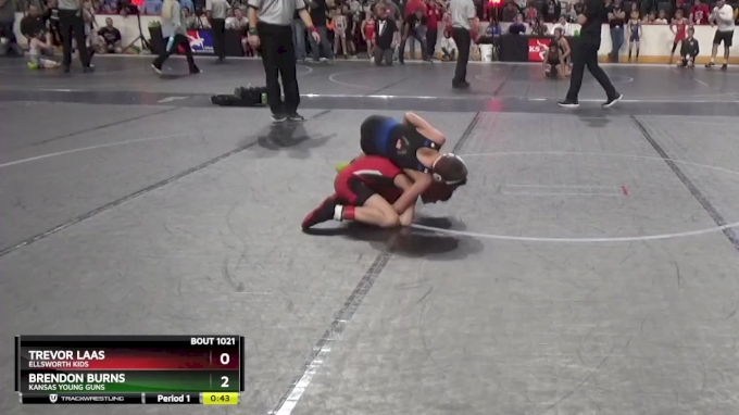 79 lbs 3rd Place Match - Brendon Burns, Kansas Young Guns vs Trevor ...