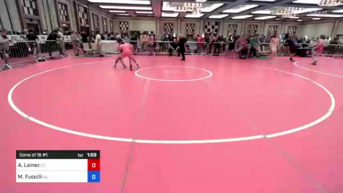 170 lbs Consi Of 16 #1 - Angel Lainez, Ct vs Michael Fuccilli, Nj