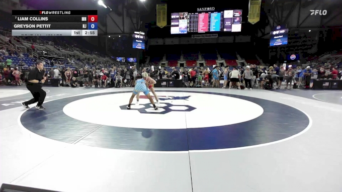 132 lbs Champ. Rd Of 128 - Liam Collins, MN vs Greyson Pettit, NJ