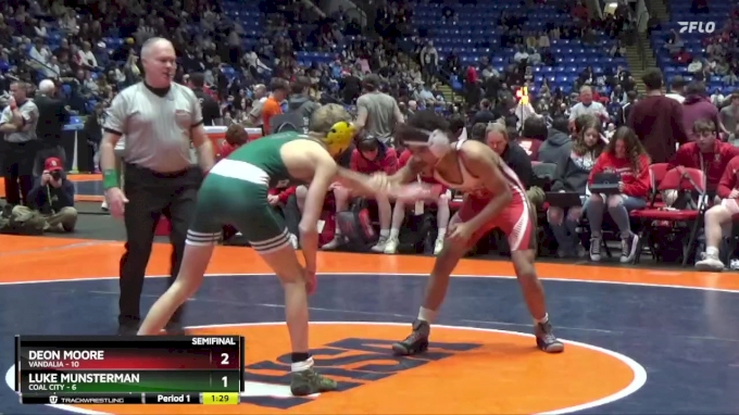 126 lbs Semis & 1st Wrestleback (8 Team) - Luke Munsterman, Coal City ...
